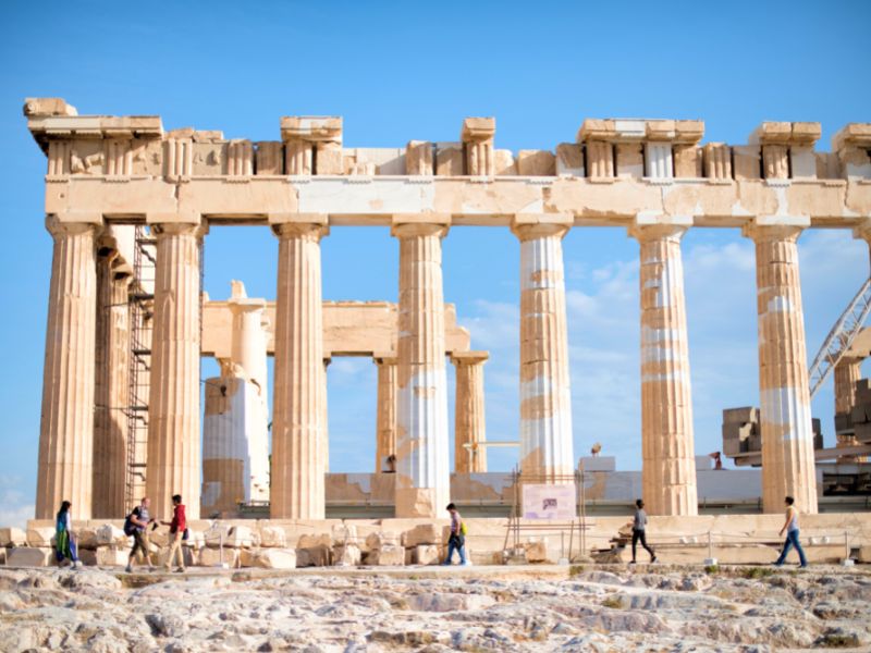 What is the difference between Acropolis and the Parthenon?